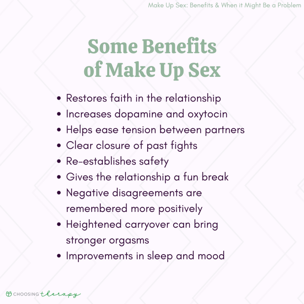 Is Makeup Sex Good Or Bad For Relationships