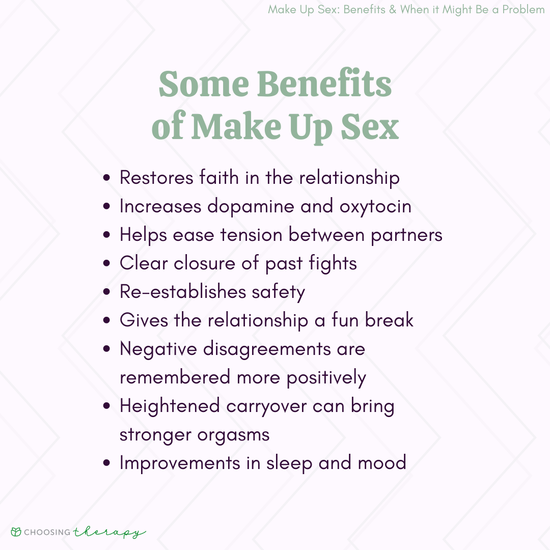 Is Makeup Sex Good Or Bad For Relationships