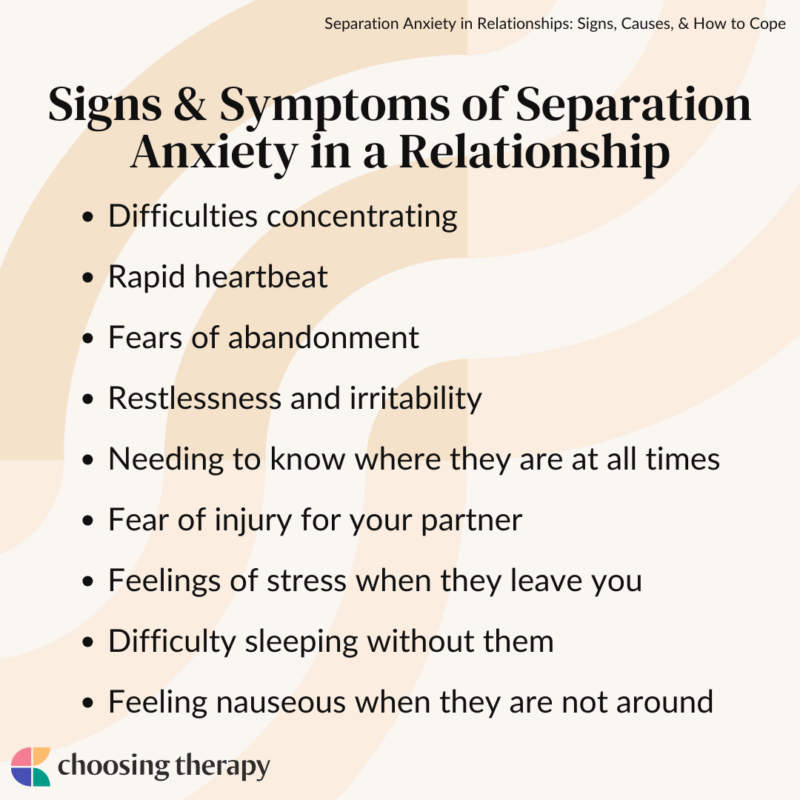 How to Deal With Separation Anxiety in Your Relationship