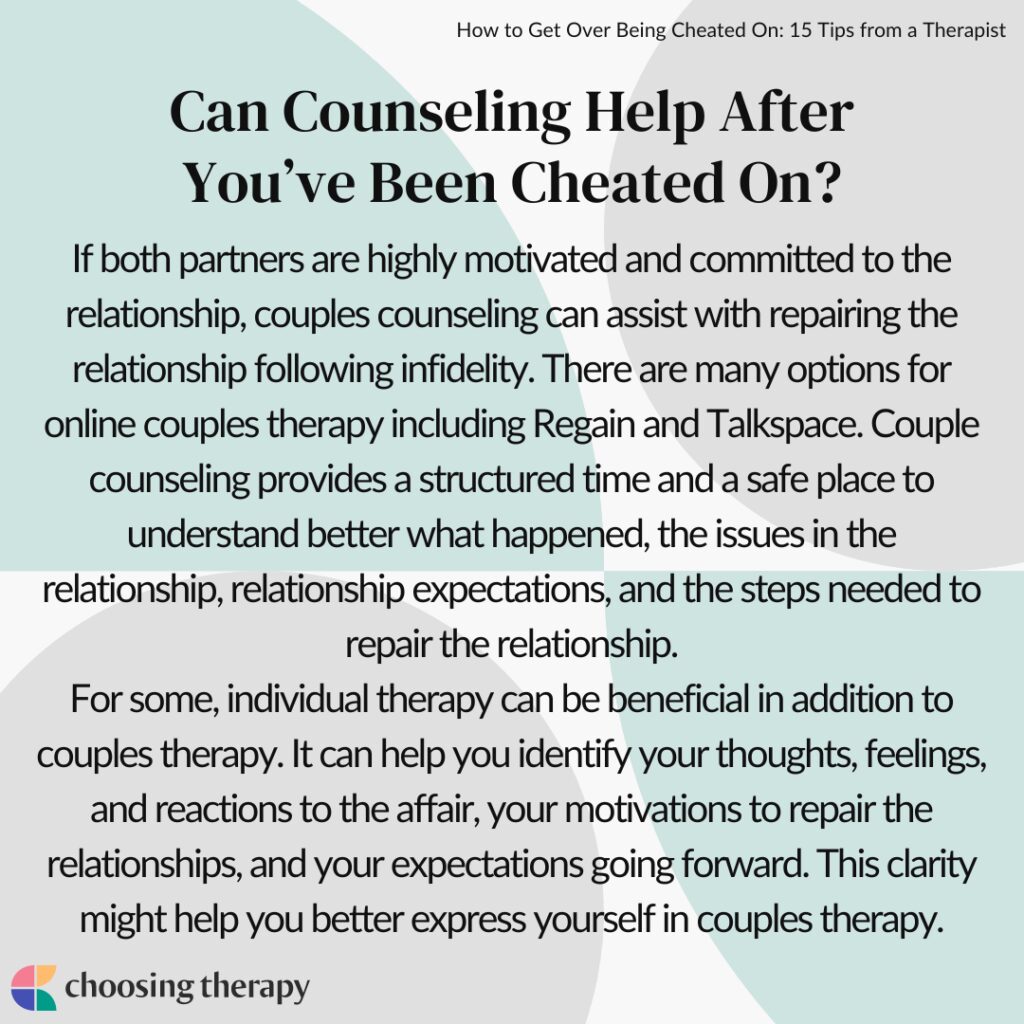 How to Heal After Being Cheated On