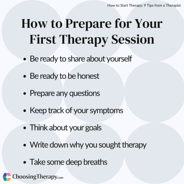 How to Start Therapy: 9 Tips & What to Expect