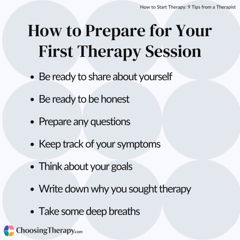 How to Start Therapy: 9 Tips & What to Expect