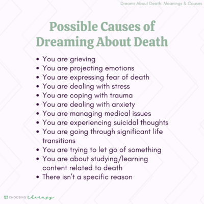 12 Meanings Behind Dreams About Death & Dying