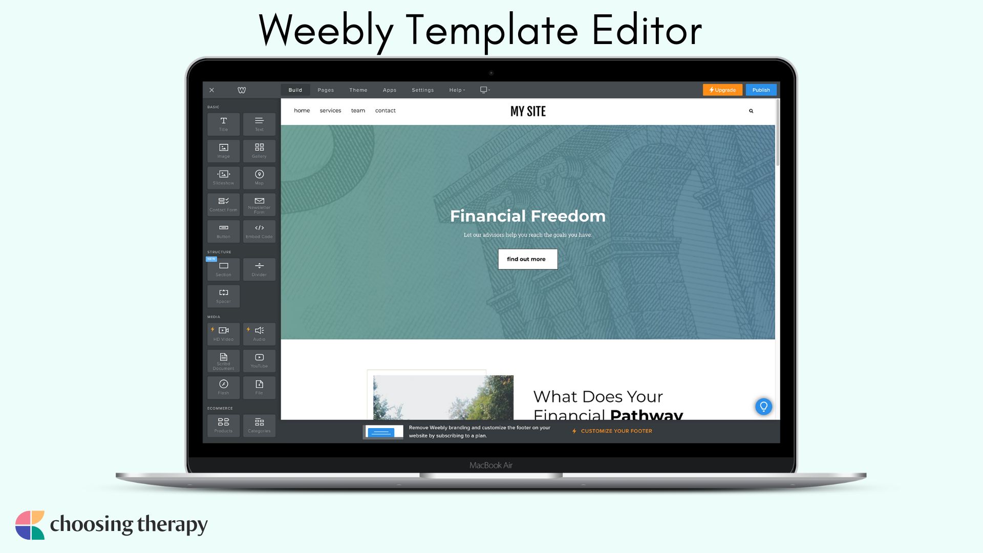 Weebly Website Builder Review 2024: Features, Pros & Cons, Cost, & Is It Right for Therapists?