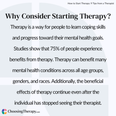 How to Start Therapy: 9 Tips & What to Expect