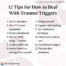 12 Tips for Dealing With Trauma Triggers: Advice From a Therapist