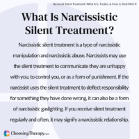 What Is the Narcissistic Silent Treatment?