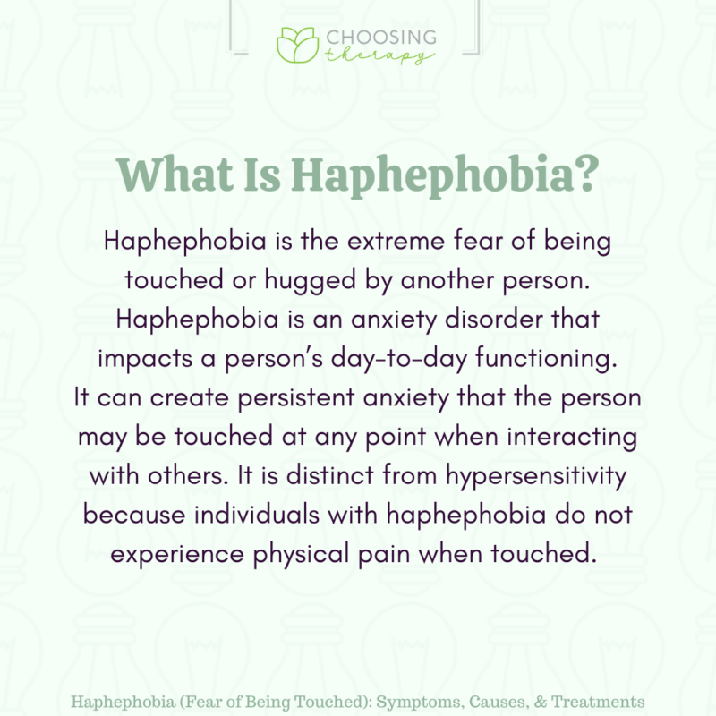 What Is Haphephobia?