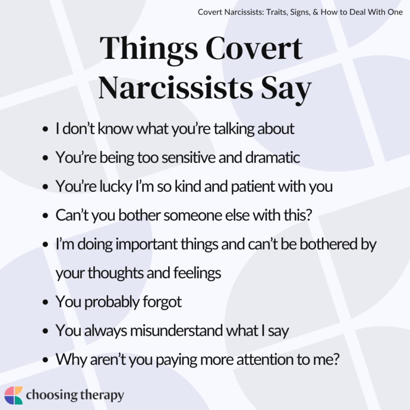 15 Signs of a Covert Narcissist