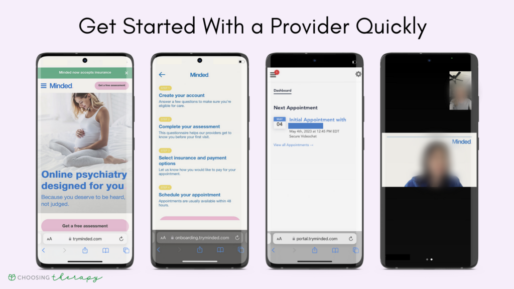 Minded Online Psychiatry Review 2023