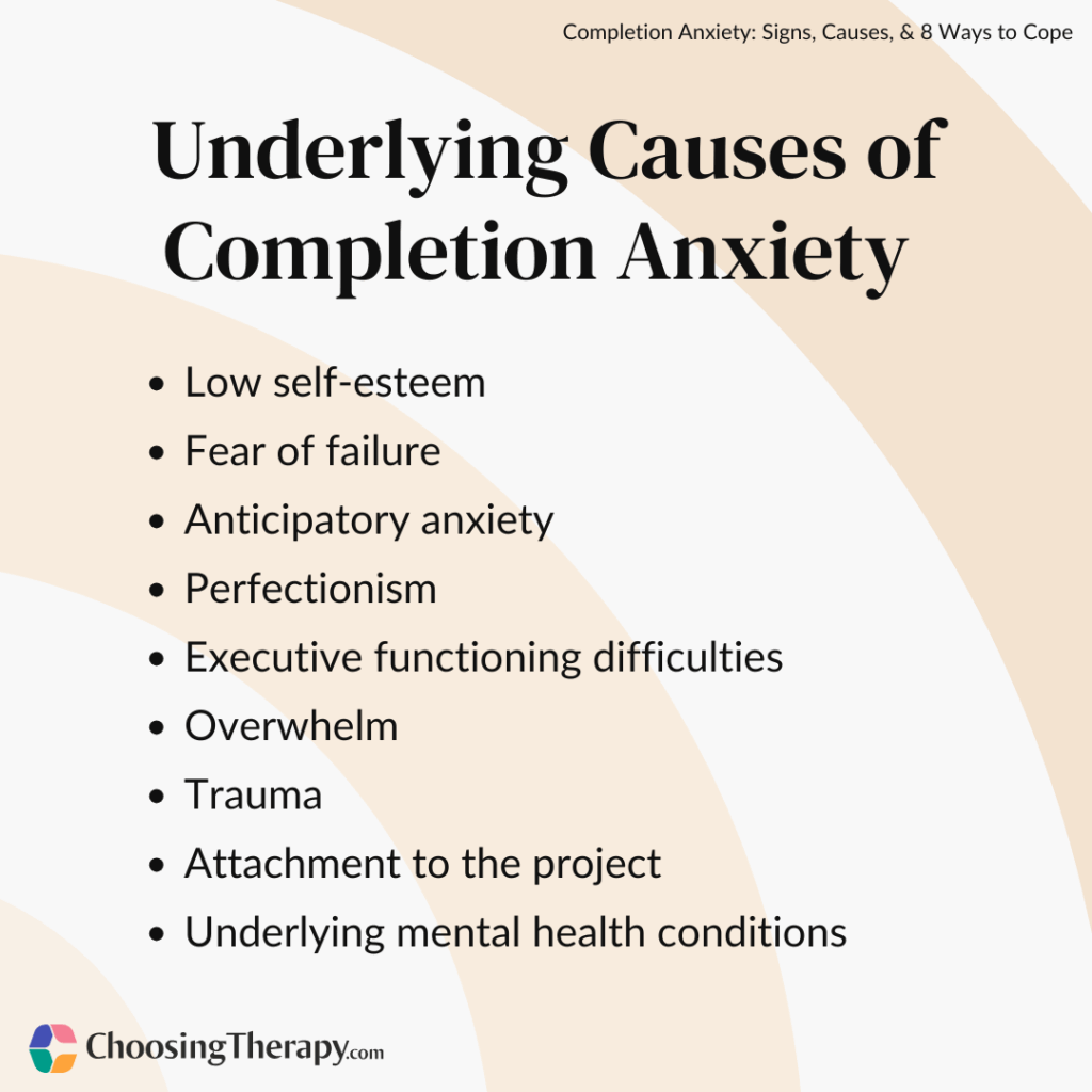 8 Strategies to Cope with Completion Anxiety