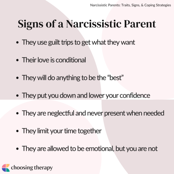 How to Deal With Narcissistic Parents