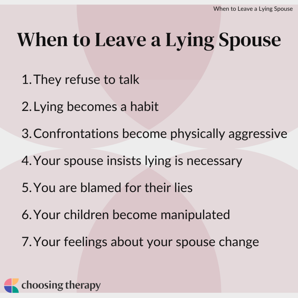 7 Signs It's Time to Leave a Lying Spouse
