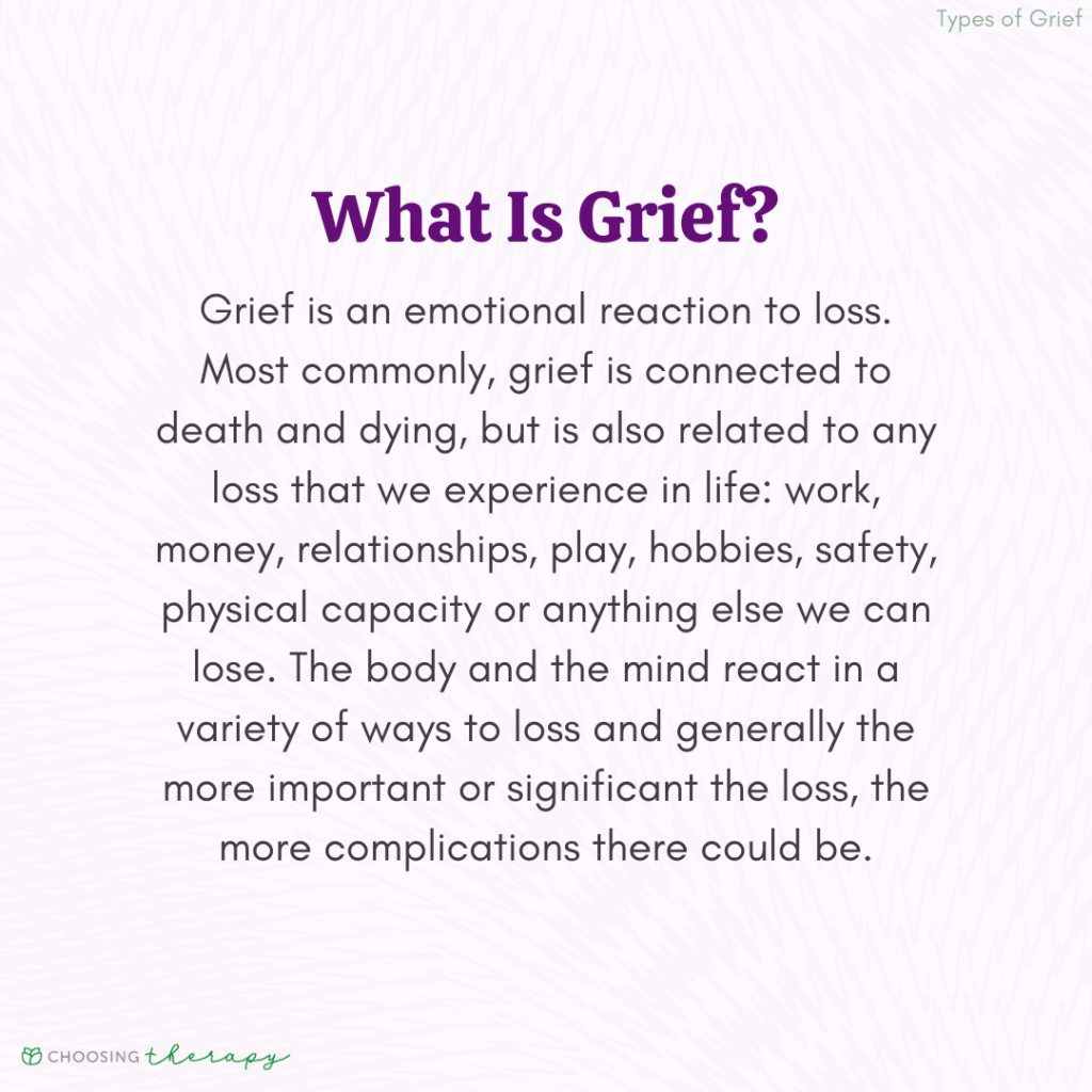 Different Types of Grief