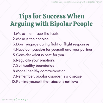 Dealing with a Bipolar Person Saying Hurtful Things: 10 Argument Tips