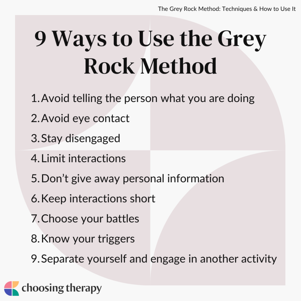 What Is Grey Rocking & 9 Ways to Use the Grey Rock Method