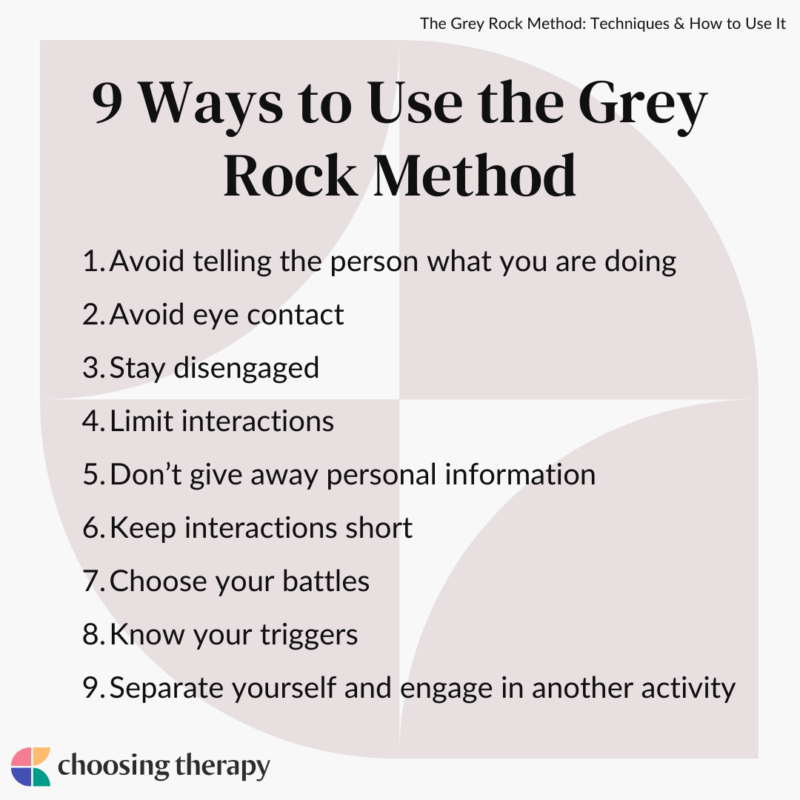 What Is Grey Rocking & 9 Ways to Use the Grey Rock Method