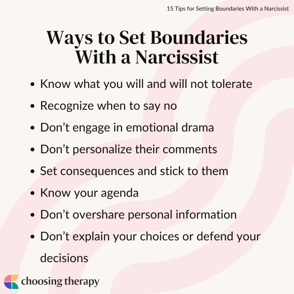 How to Set Boundaries With Narcissists