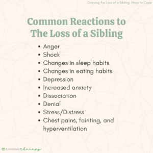 How to Cope With the Loss of a Sibling