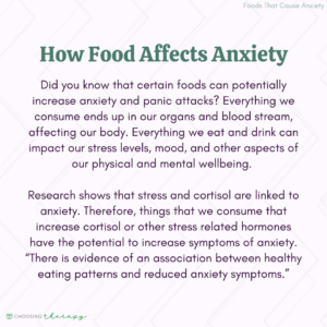 10 Foods That Cause Anxiety & Panic Attacks
