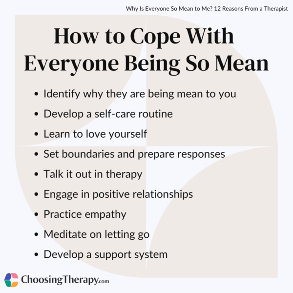 18 Reasons Why People Are Mean to You