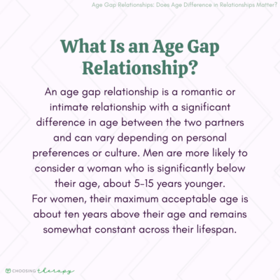 When Is the Age Gap in a Relationship Too Much?