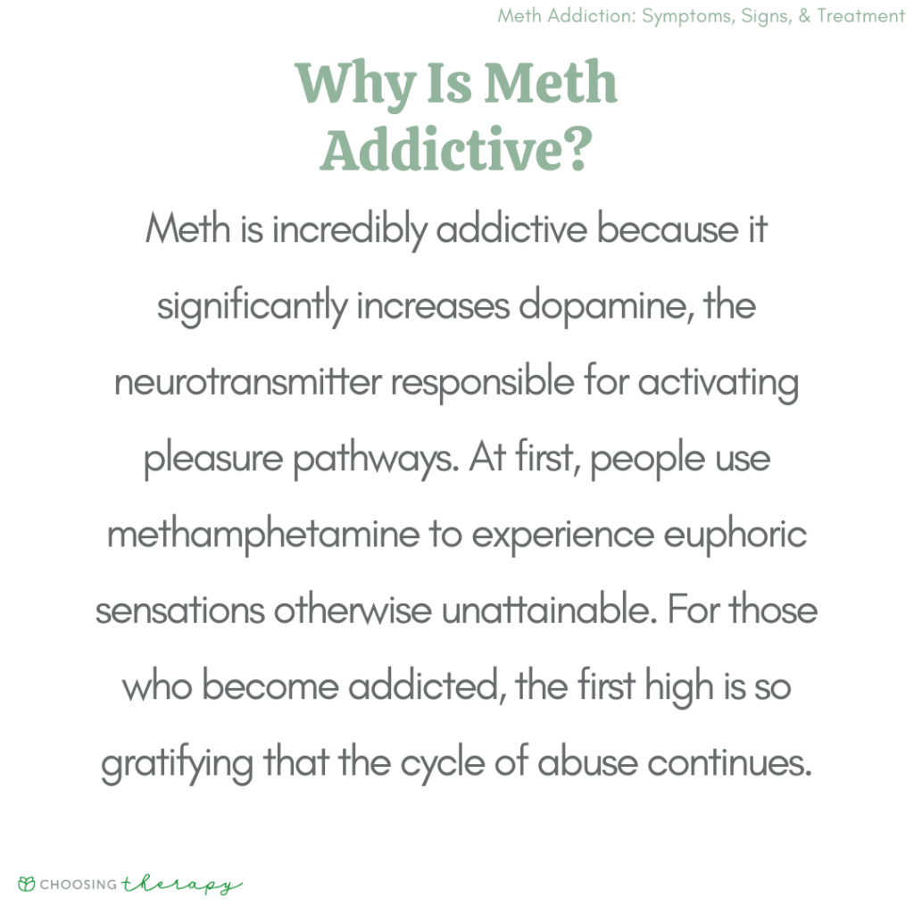 Meth Addiction: Symptoms, Signs, & Treatment - ChoosingTherapy.com