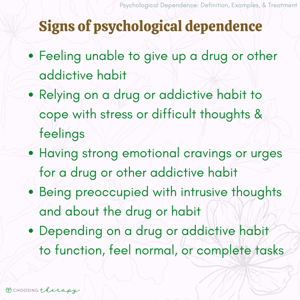 What is Psychological Dependence?