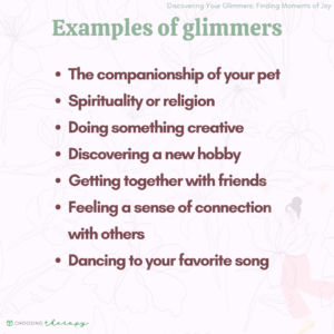 Hack Your Mental Health by Finding Your Glimmers