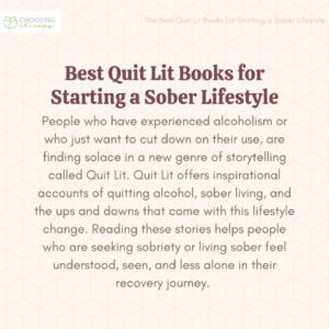 Quit Lit: The 18 Best Books to Kick-Start Your Sobriety