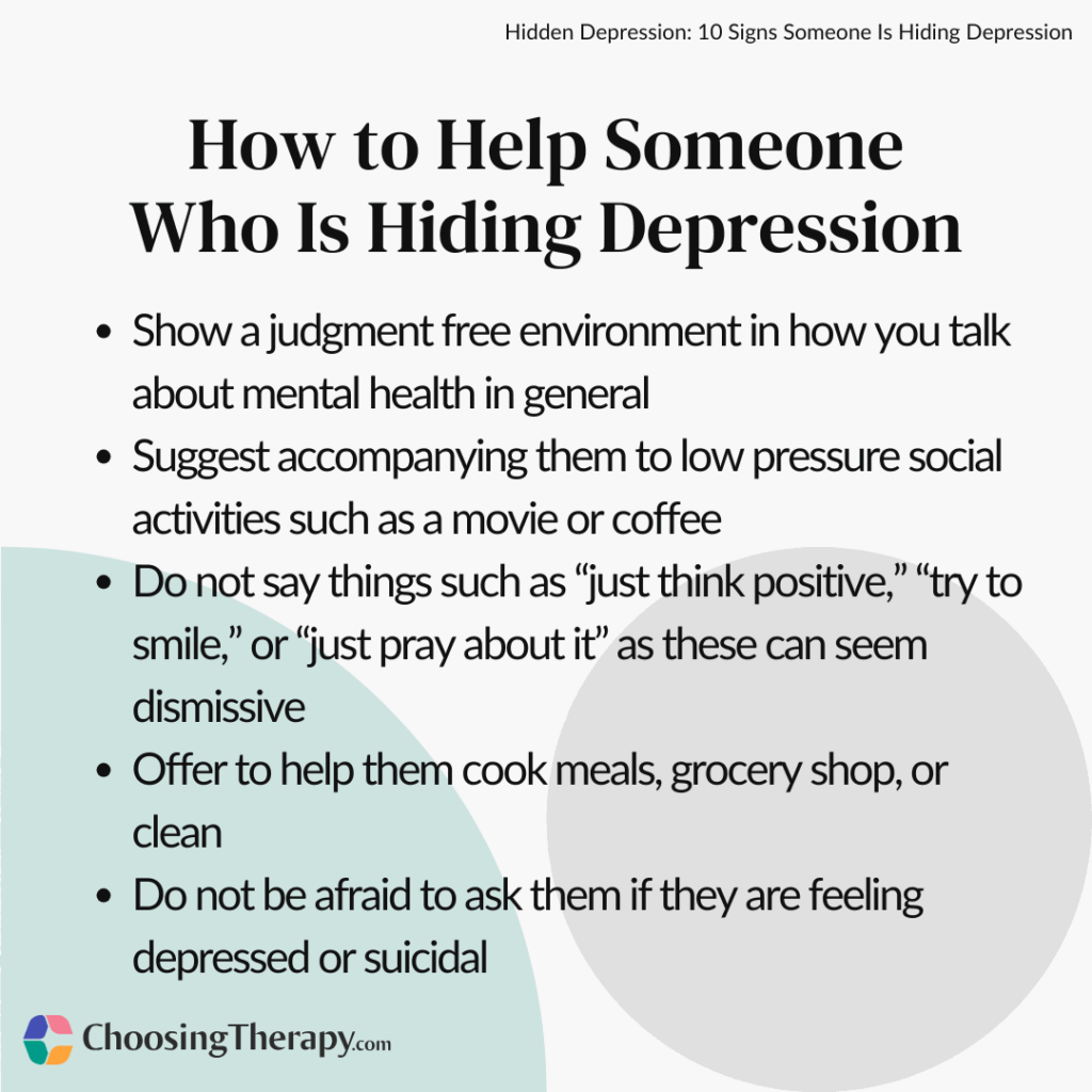 10 Signs of Hidden Depression