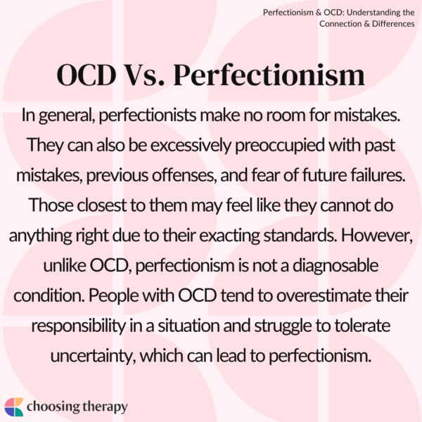 Perfectionism & OCD: Understanding the Connection & Differences