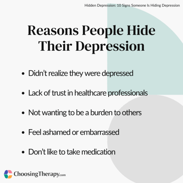 10 Signs of Hidden Depression