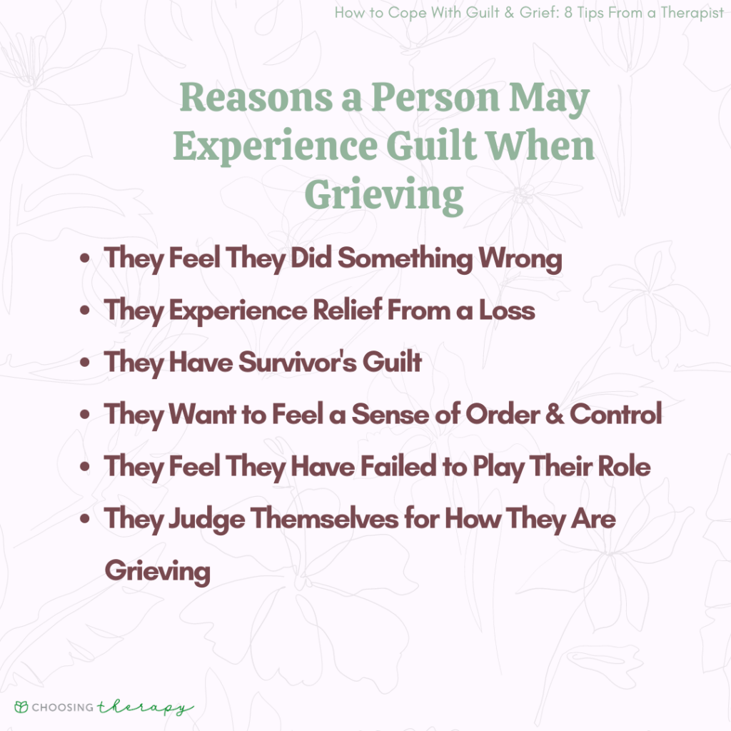 How to Cope With Guilt While Grieving