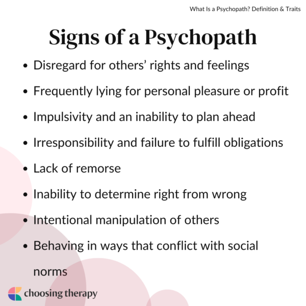 What Is a Psychopath? Traits, Signs, & Causes