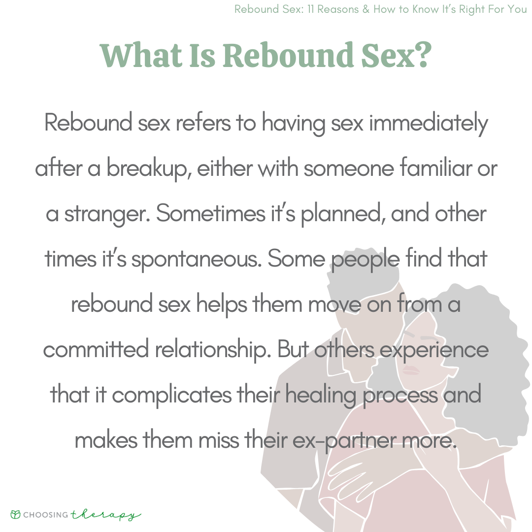 Is Rebound Sex Good After A Breakup
