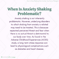 5 Strategies for How to Stop Shaking From Anxiety