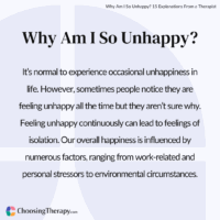 Why Am I Unhappy? Developing Strategies to Start Feeling Your Best