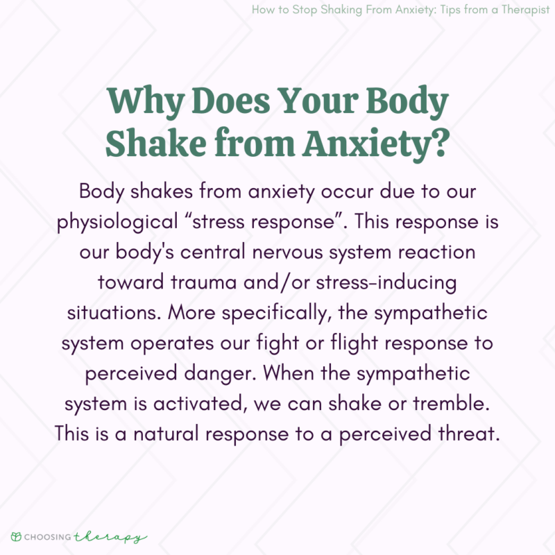 5 Strategies for How to Stop Shaking From Anxiety