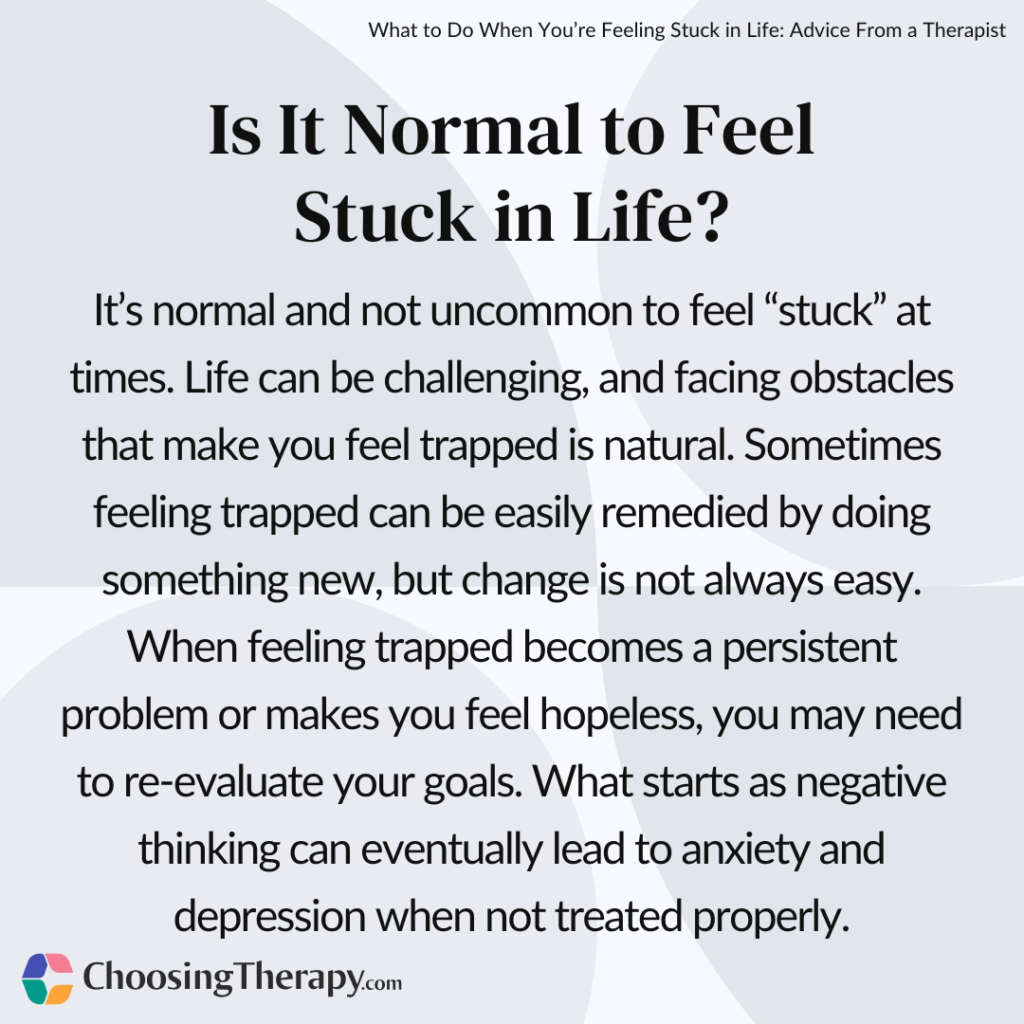 12 Strategies to Help You Feel Less Stuck in Life