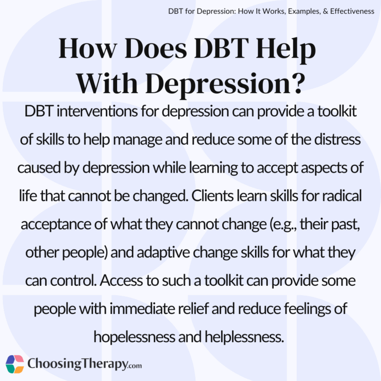Is DBT an Effective Treatment for Depression?