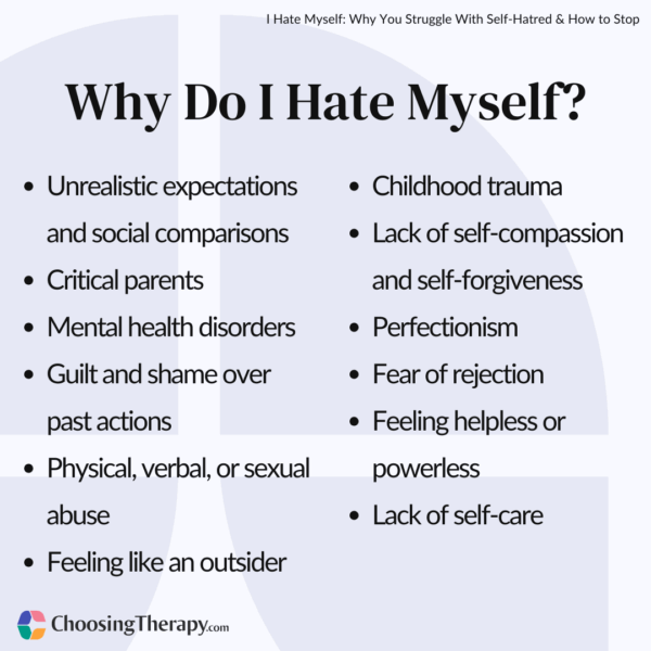Why Do I Hate Myself? How to Develop Self Appreciation
