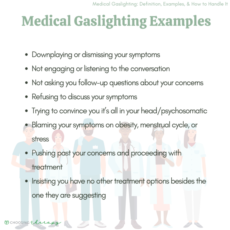 Medical Gaslighting: Definition, Examples, & How to Handle It ...