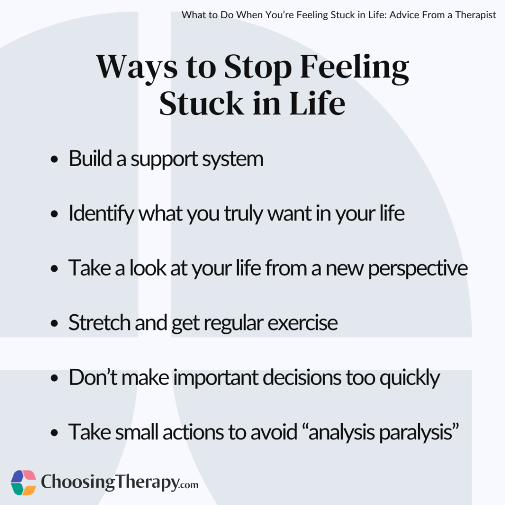 12 Strategies to Help You Feel Less Stuck in Life
