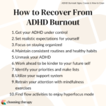 ADHD & Burnout: 10 Tips for Coping