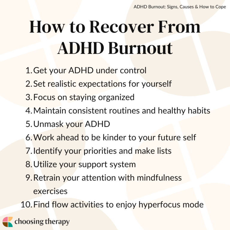 ADHD & Burnout: 10 Tips for Coping