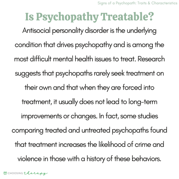 20 Signs You May Be Dealing With a Psychopath