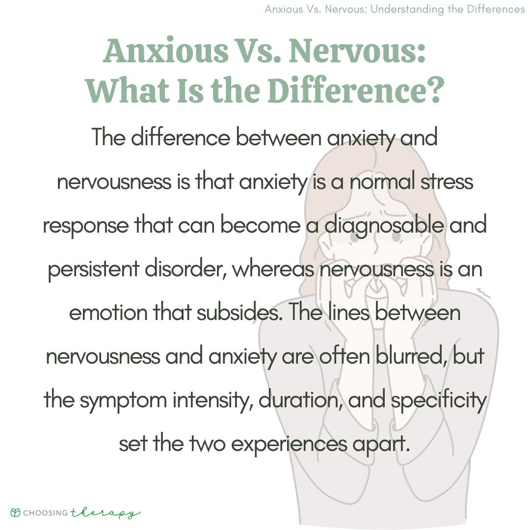 Am I Anxious or Nervous? How to Know the Difference