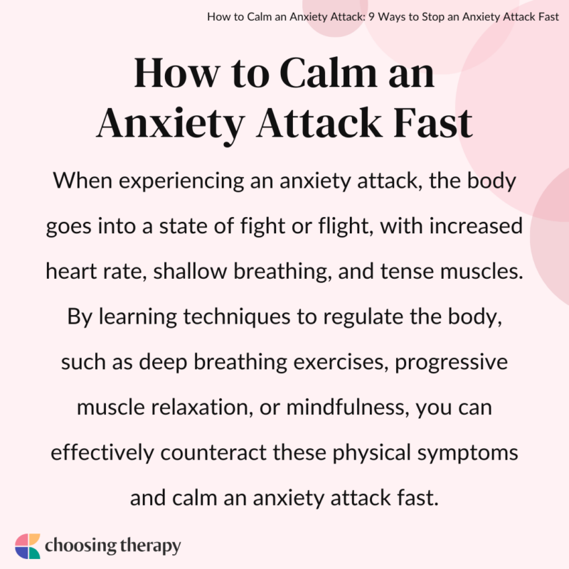 Stopping an Anxiety Attack: Tips for Regulating the Nervous System