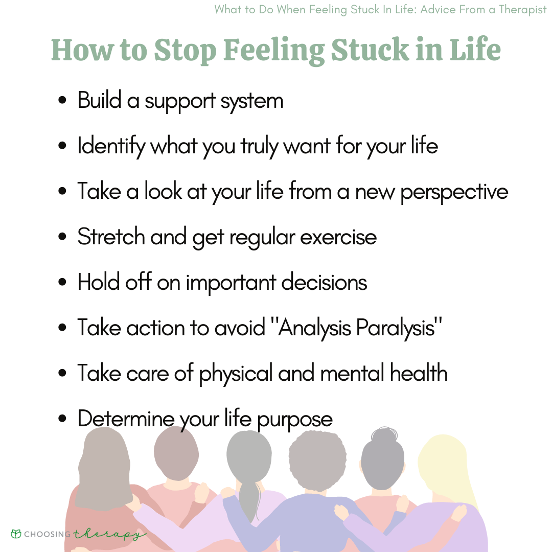 8 Strategies to Help You Feel Less Stuck in Life